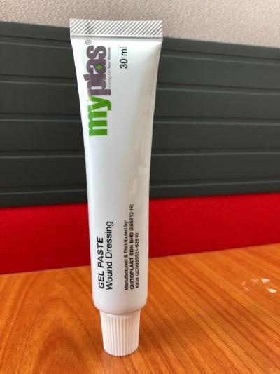 MYPLAS Gel Paste An Advanced wound care product using Chitosan derivatives